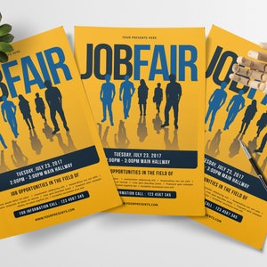 The Path to Your Next Career Flyer for Your Job Fair - Etsy