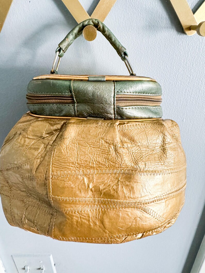 Metallic 80s Handbag - Etsy