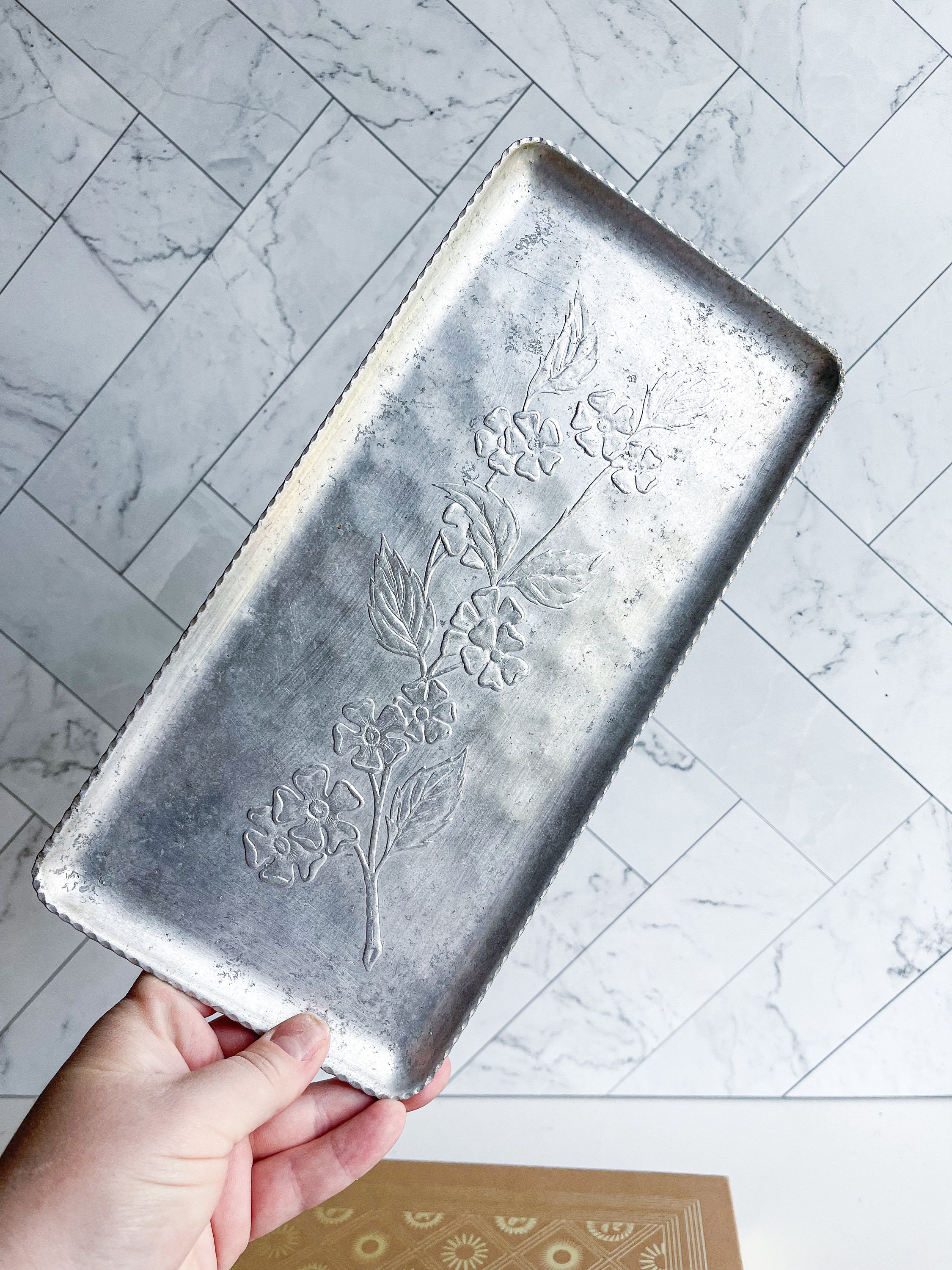 Hammered Aluminum Trays - Etsy