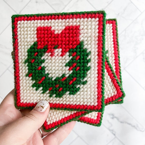 Plastic Canvas Coasters - Etsy