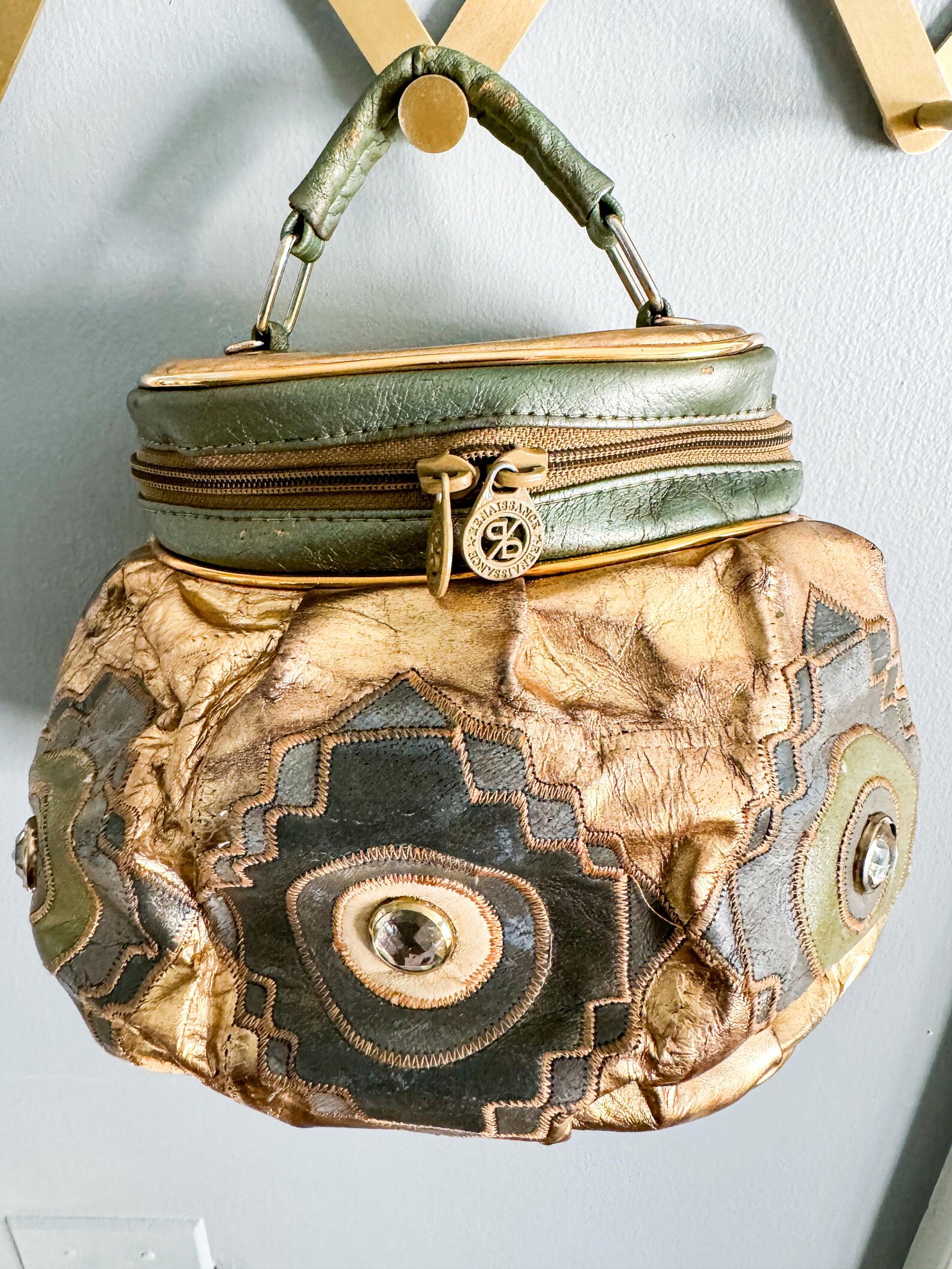 Metallic 80s Handbag - Etsy