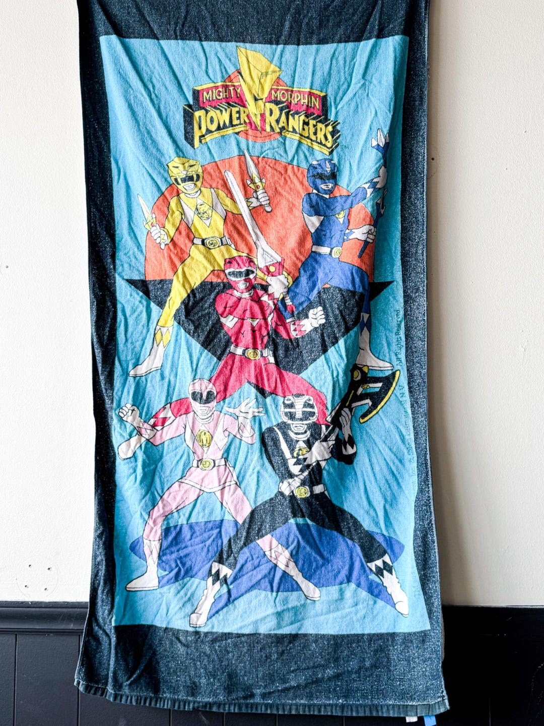 1993 Power Rangers Towel - Etsy