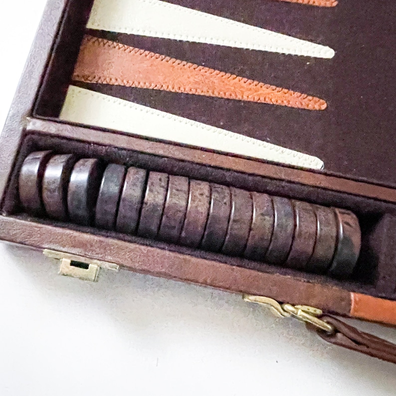 Vintage Briefcase-style Backgammon Game - Etsy