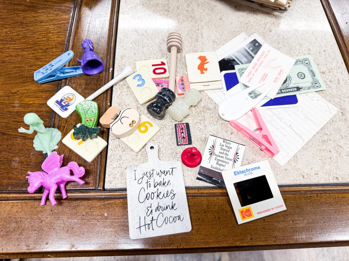 Crow Confetti Vintage Trinket Scoop - Etsy