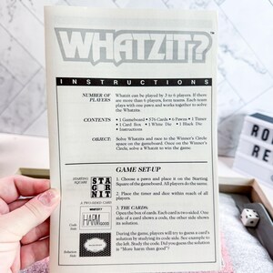Vintage Whatzit Game - Etsy