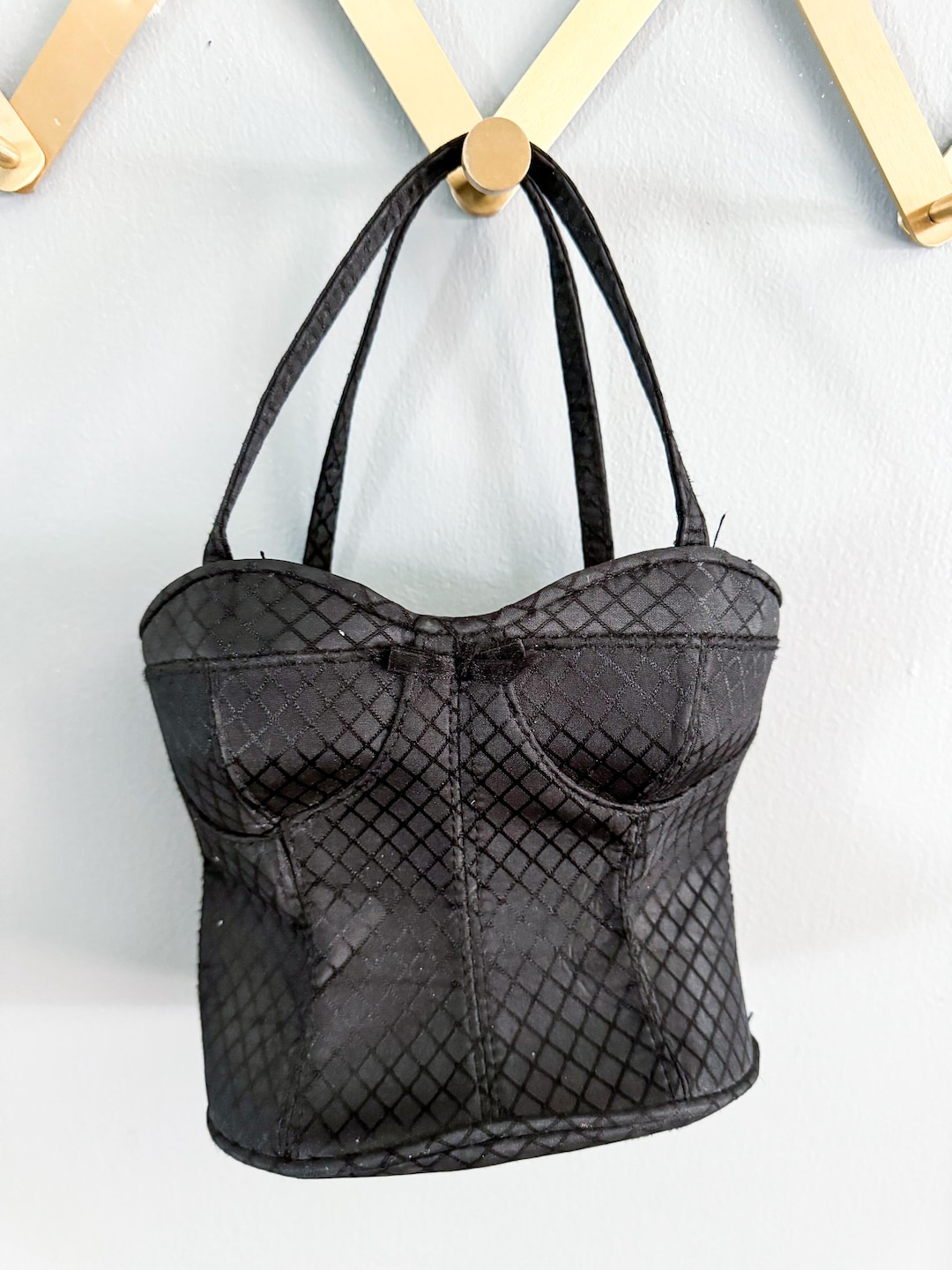 Black Y2K Corset Purse - Etsy