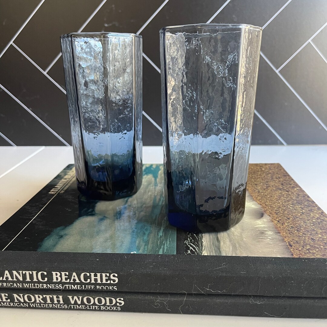 Octagonal Blue Tumblers - Etsy
