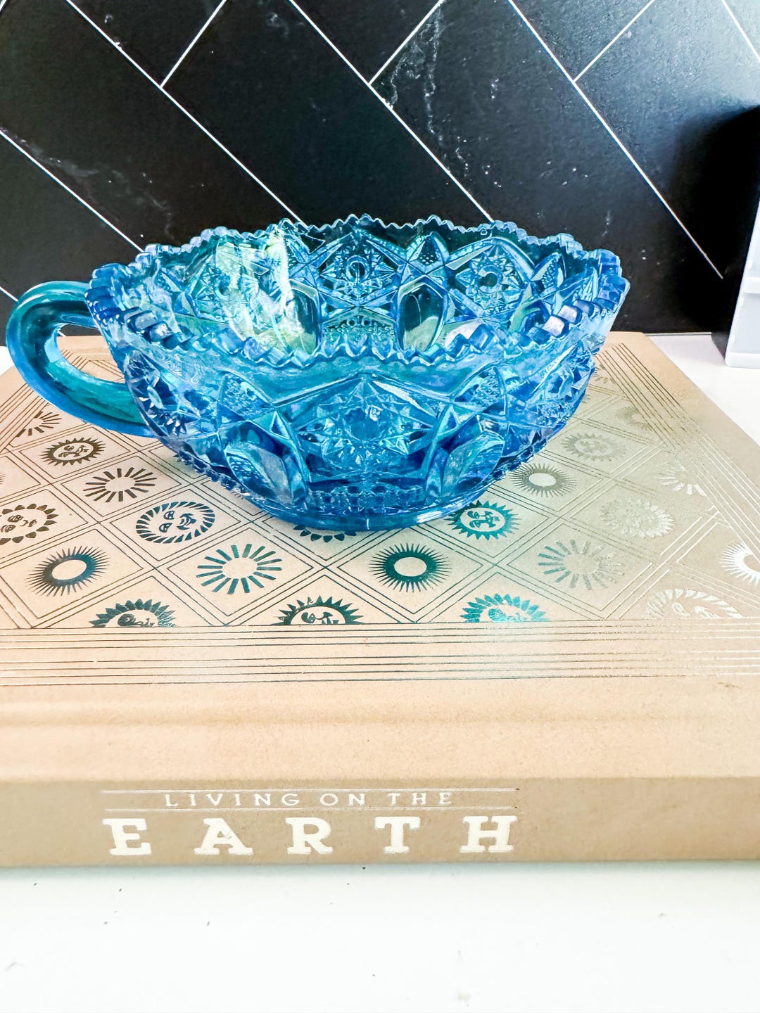 Colonial Blue Candy Dish by LE Smith - Etsy