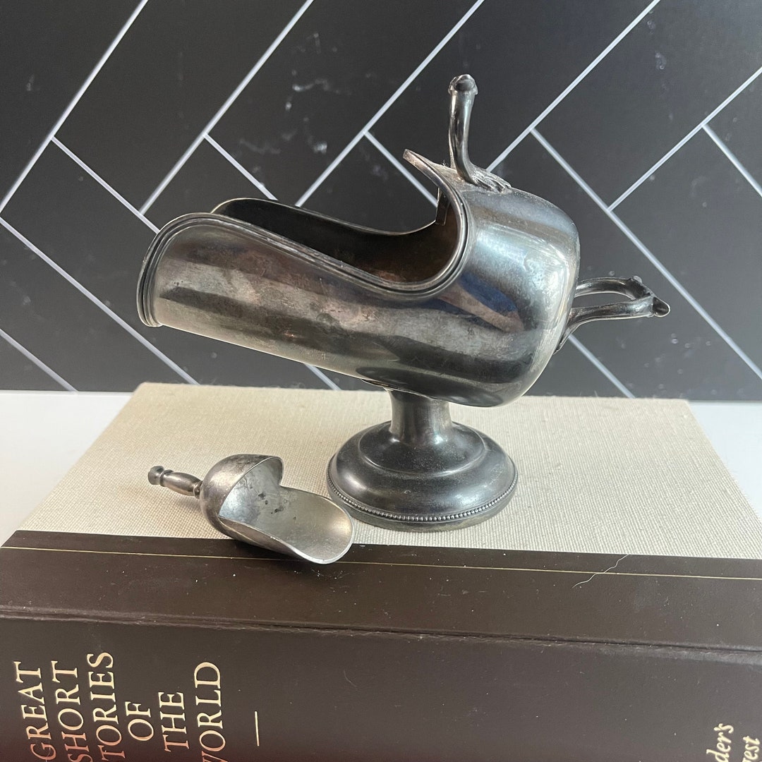 Silver-plated Sugar Scuttle and Scoop - Etsy