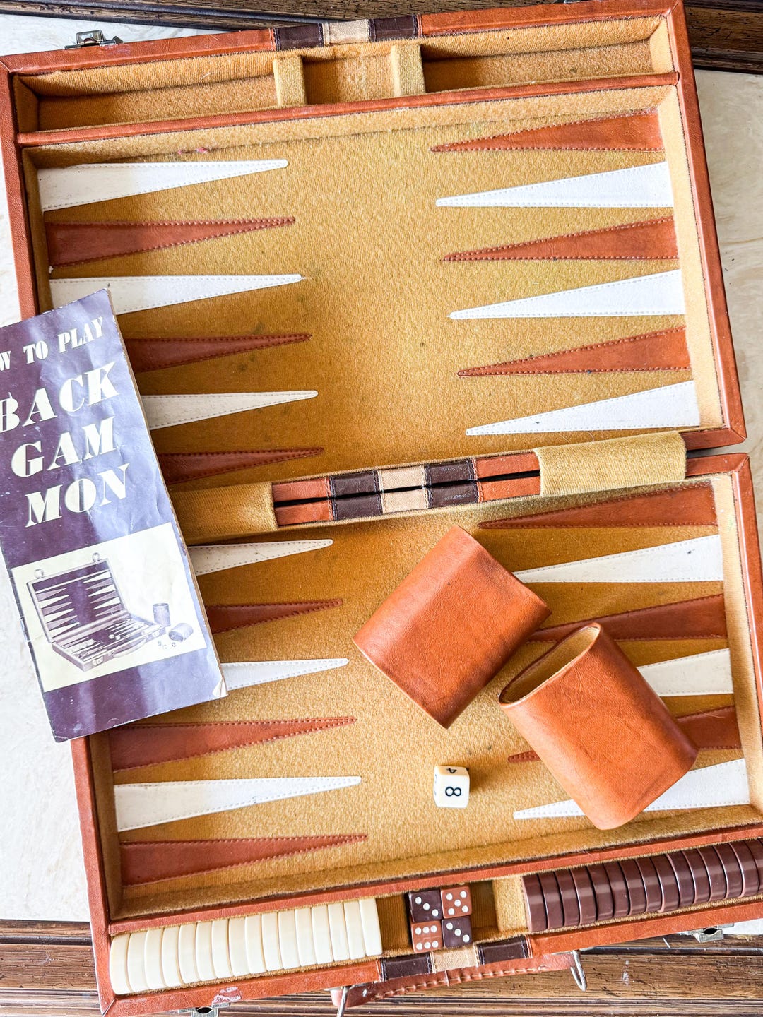 Vintage Briefcase-style Backgammon Game - Etsy