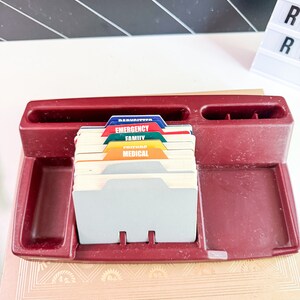 Vintage Rolodex Desk Organizer - Etsy
