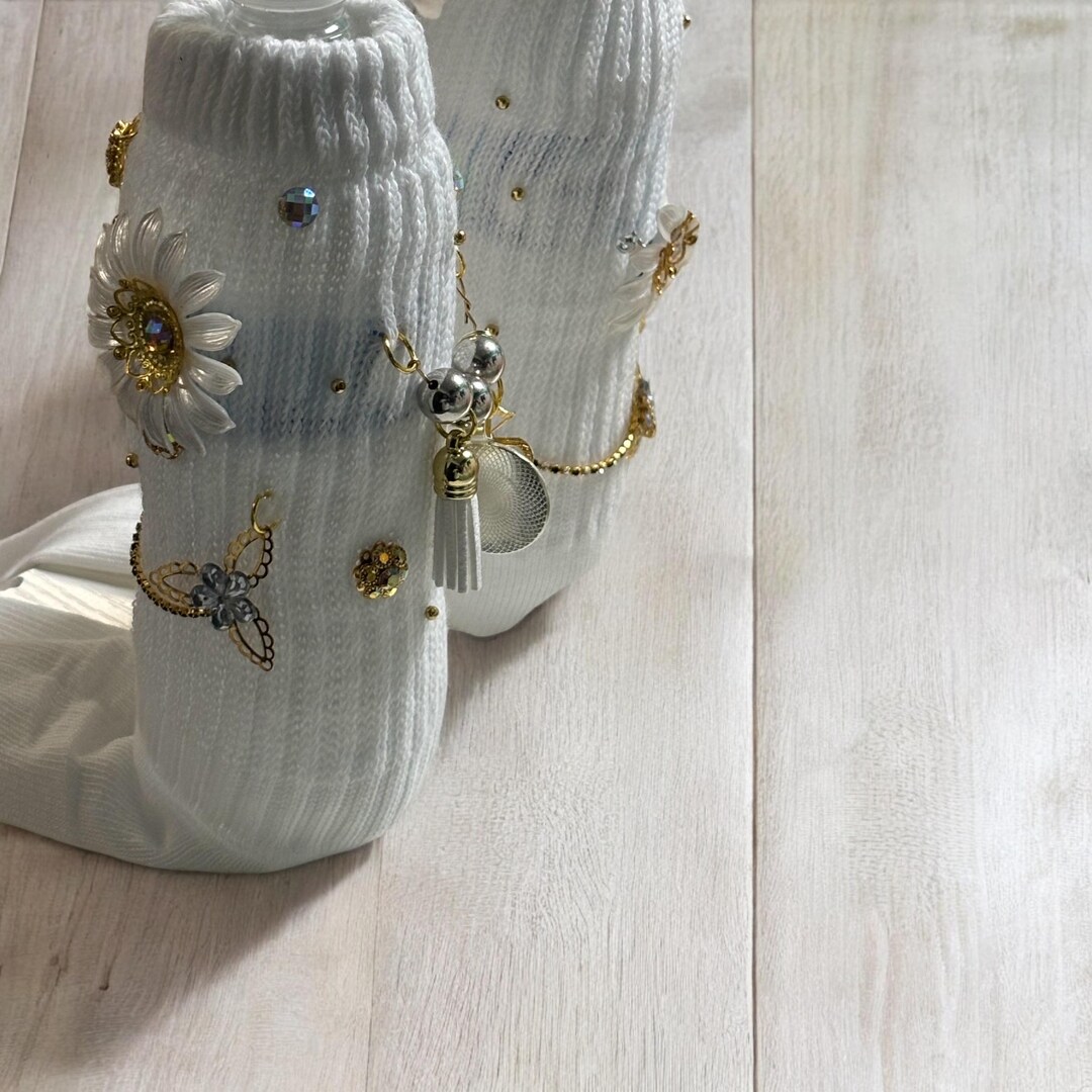 Adult Bedazzled Junk Slouch Socks - Etsy