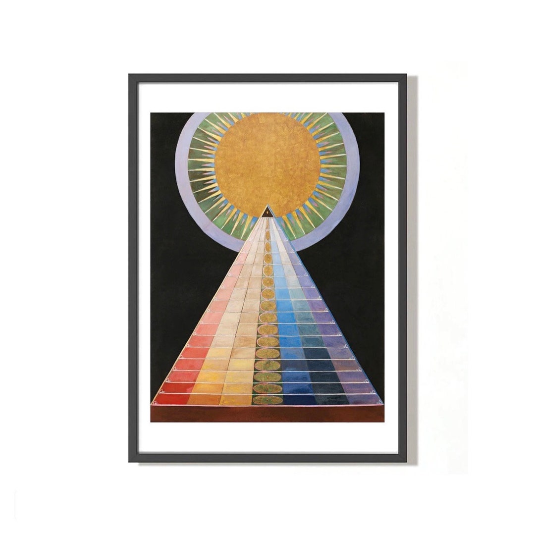 Abstract Pyramid Print by Hilma Af Klint 1915 - Etsy