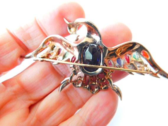 Trifari 1942 Firebird collection pin - Gem