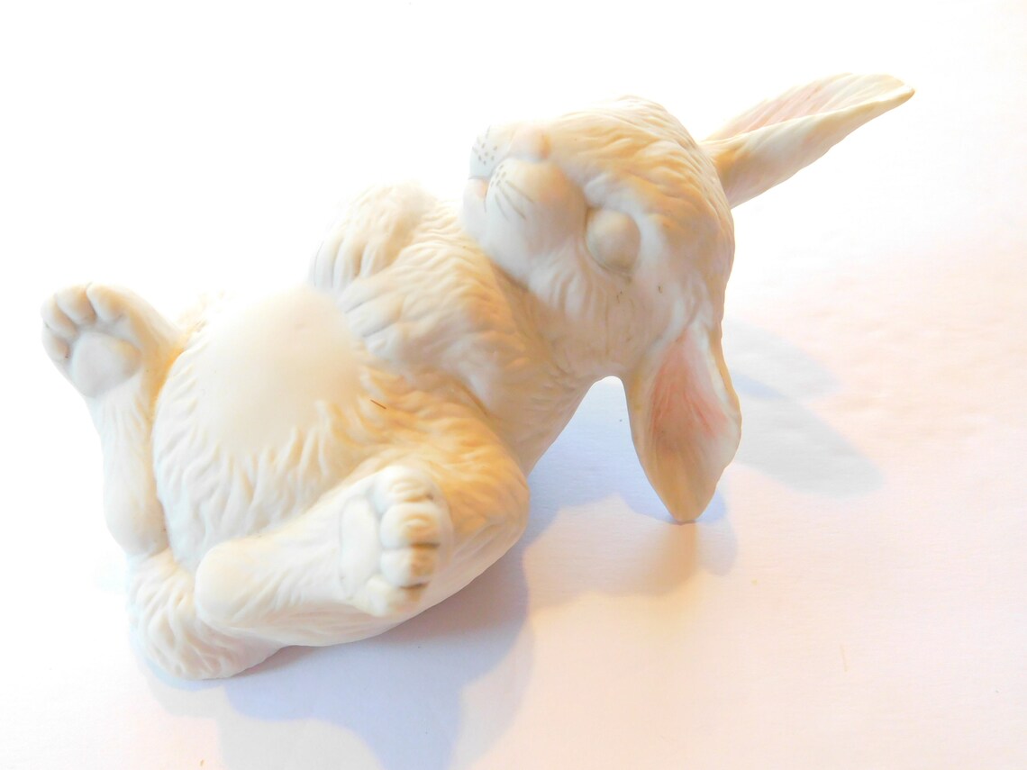 Boehm Porcelain Newborn Sleeping Rabbit - Etsy