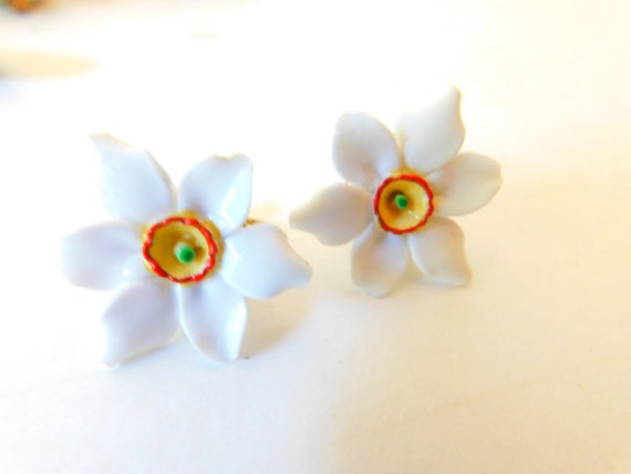 Porcelain earrings- England - Gem