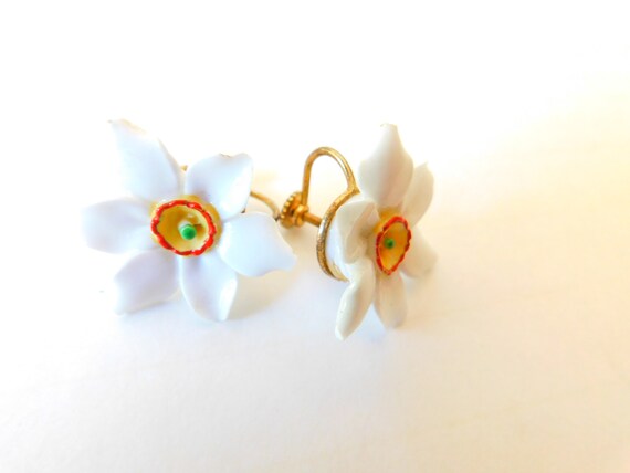 Porcelain earrings- England - Gem