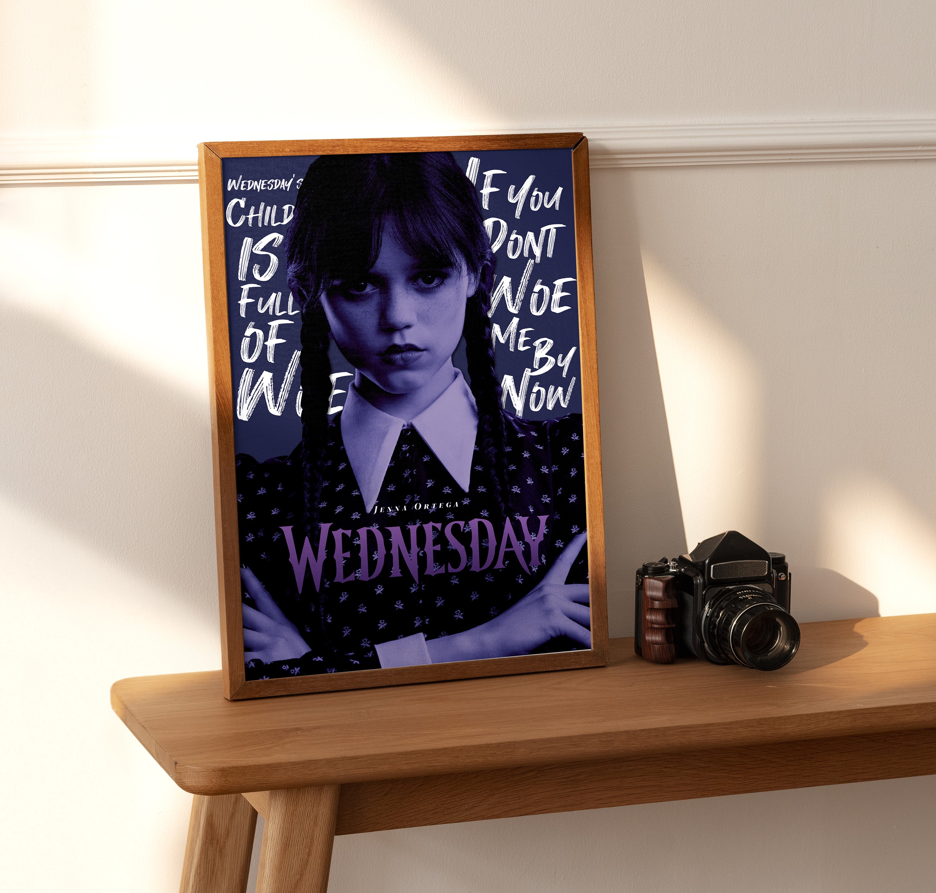 Wednesday Addams Poster | Wednesday's Child is Full of Woe sold by ...