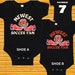 Arsenal New Baby Onesie/personalize 12-18M Name and Number Baby Romper ...