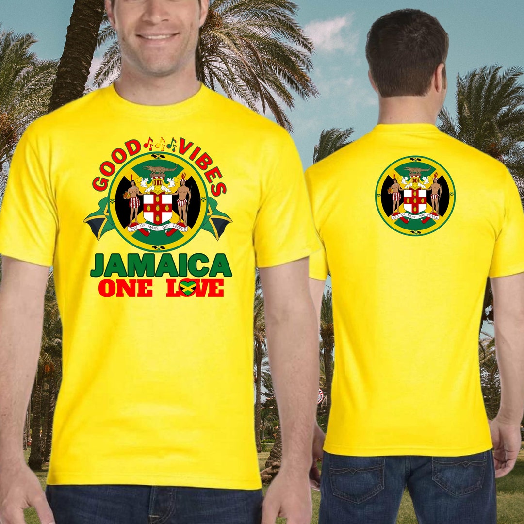 Jamaica One Love Coat of Arms Shirt/jamaican Baby Bodysuit/jamaican ...