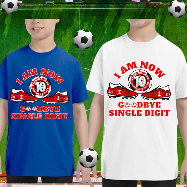 10th Soccer Birthday Shirt - Etsy