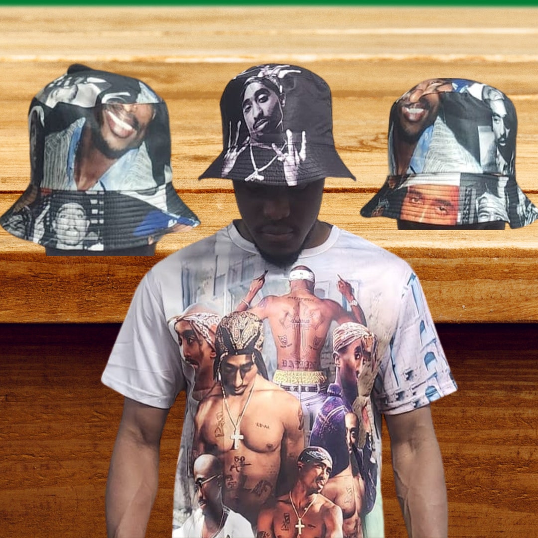 Tupac Bucket Fisherman Cap/vacation Sun Protection Hat/camping ...