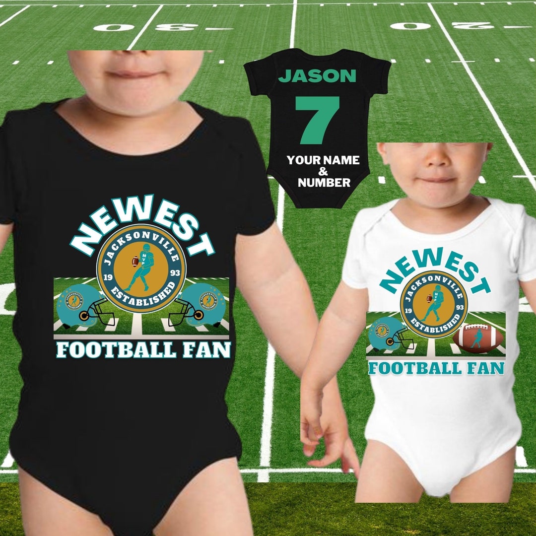 Jaguars Newest Fan Personalize Baby Onesie/nfl Fan Baby Bodysuit ...