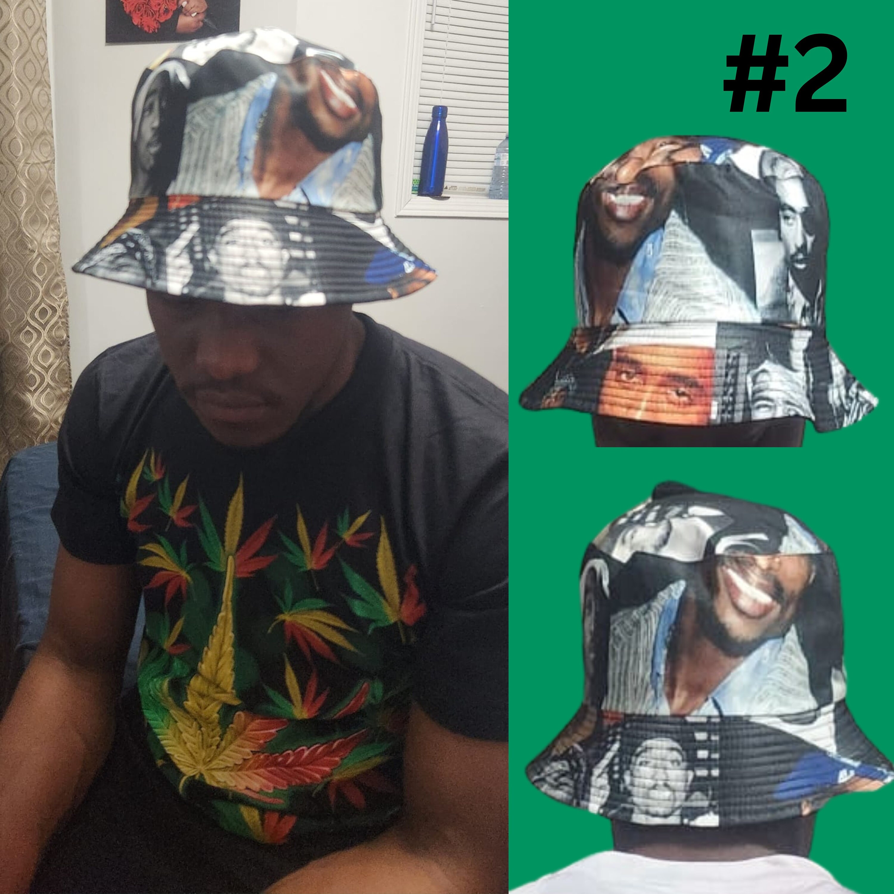 Tupac Bucket Fisherman Cap/sun Protection Beach Cap/outdoor - Etsy