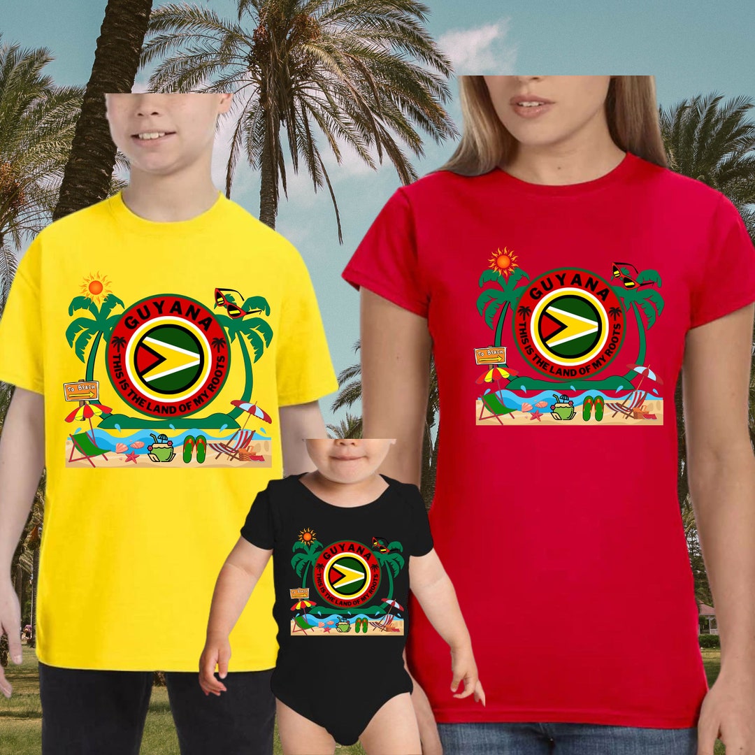 Guyana This is the Land of My Roots Tshirt/guyanese Heritage/guyana ...