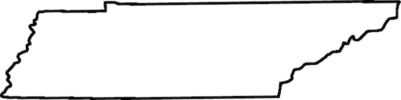 Tennessee State Outline - Etsy