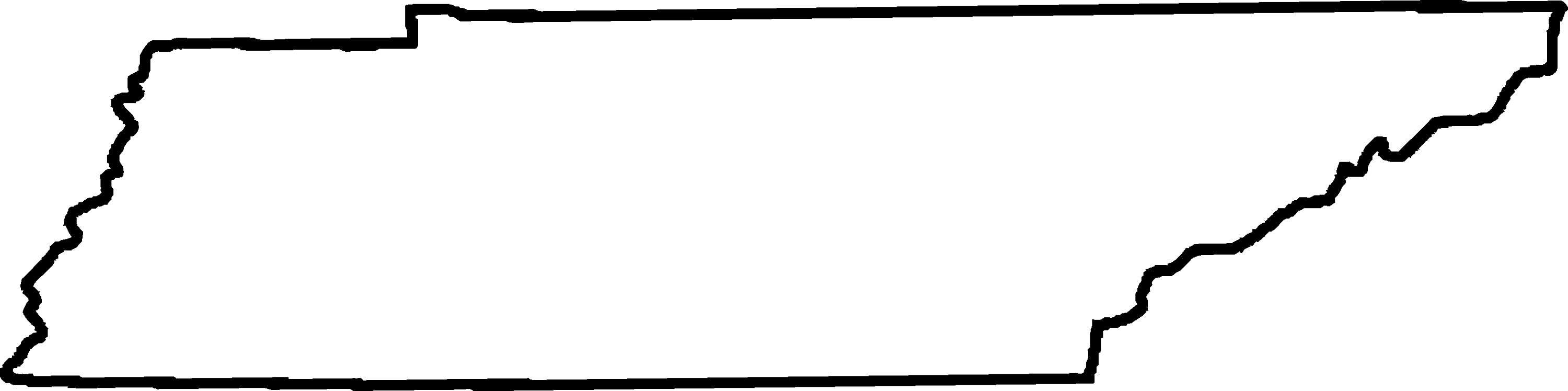 Tennessee State Outline - Etsy