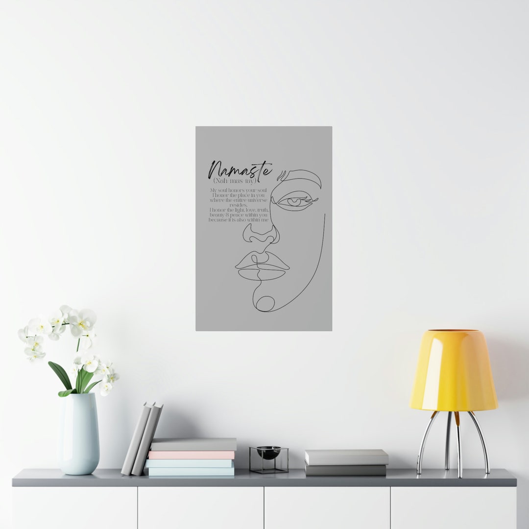 Namaste Premium Matte Vertical Posters - Etsy
