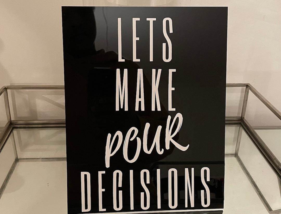 Acrylic Bar/party Sign 8x10 - Etsy