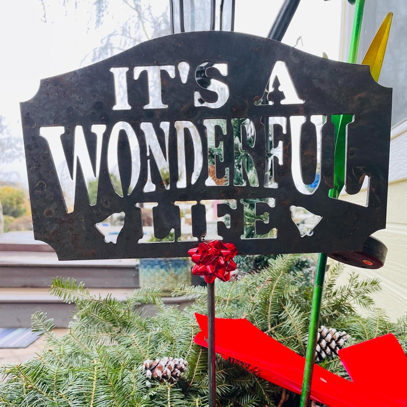 Wonderful Life Sign - Etsy