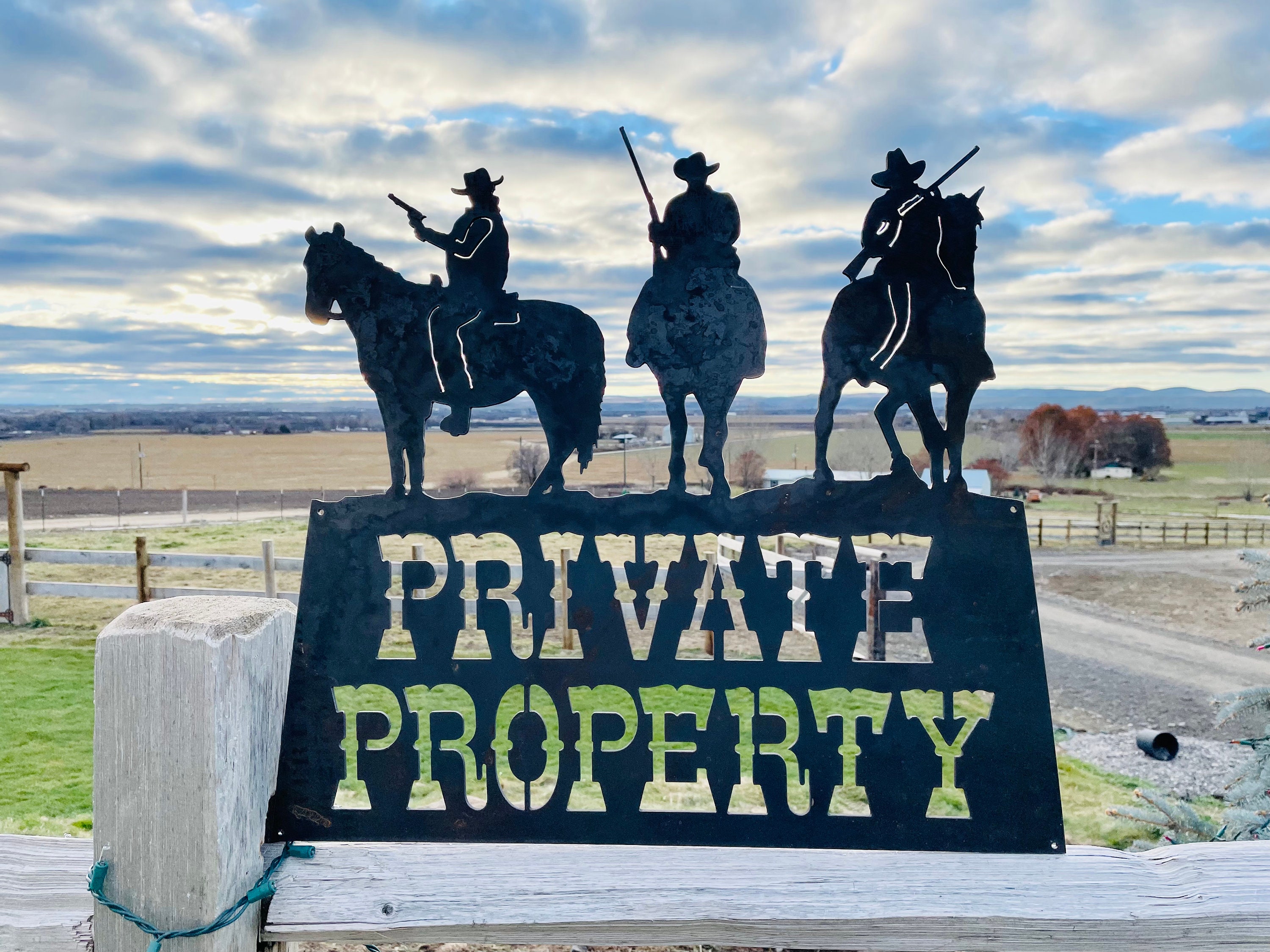Metal Private Property Sign - Etsy