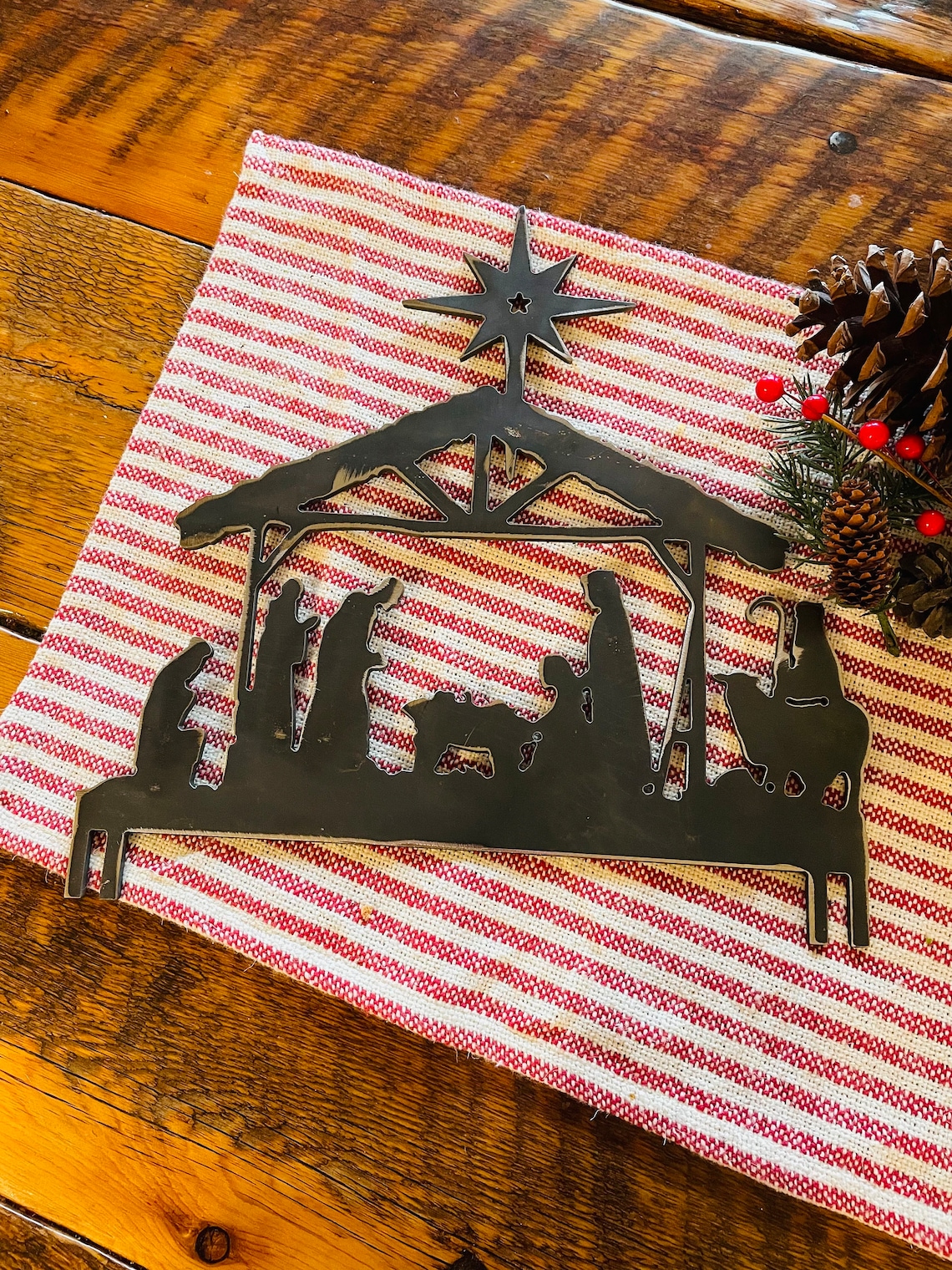 Metal Nativity Scene - Etsy