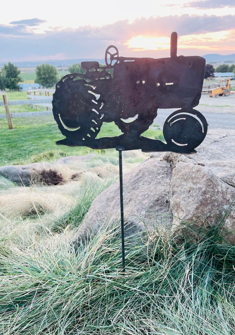 Tractor Stake - Etsy