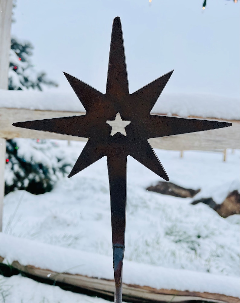 Metal Star Stake - Etsy