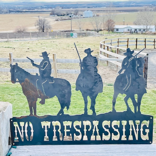 No Trespassing Sign - Etsy