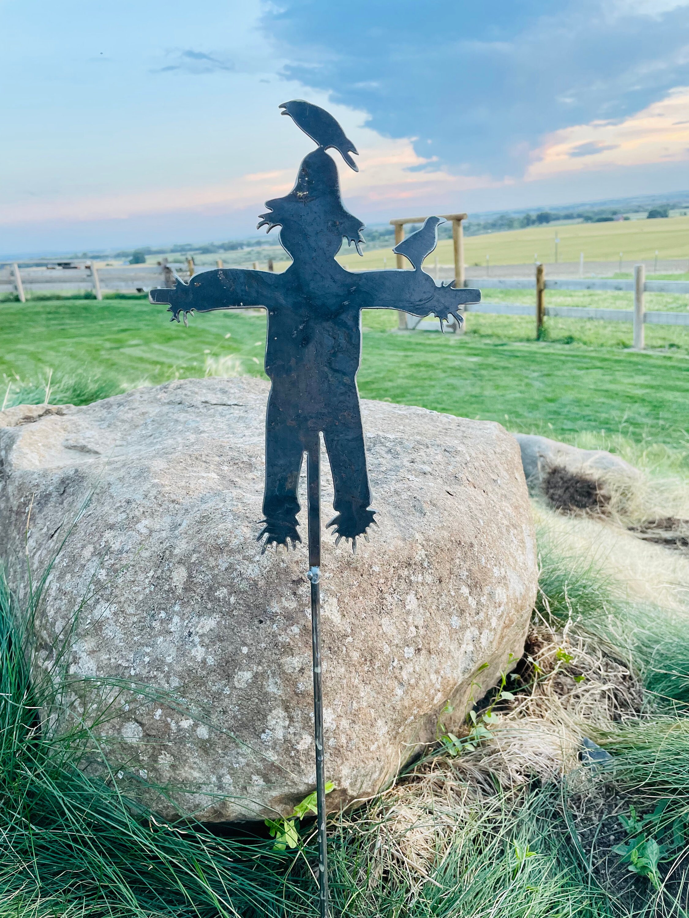 Scarecrow Stake - Etsy