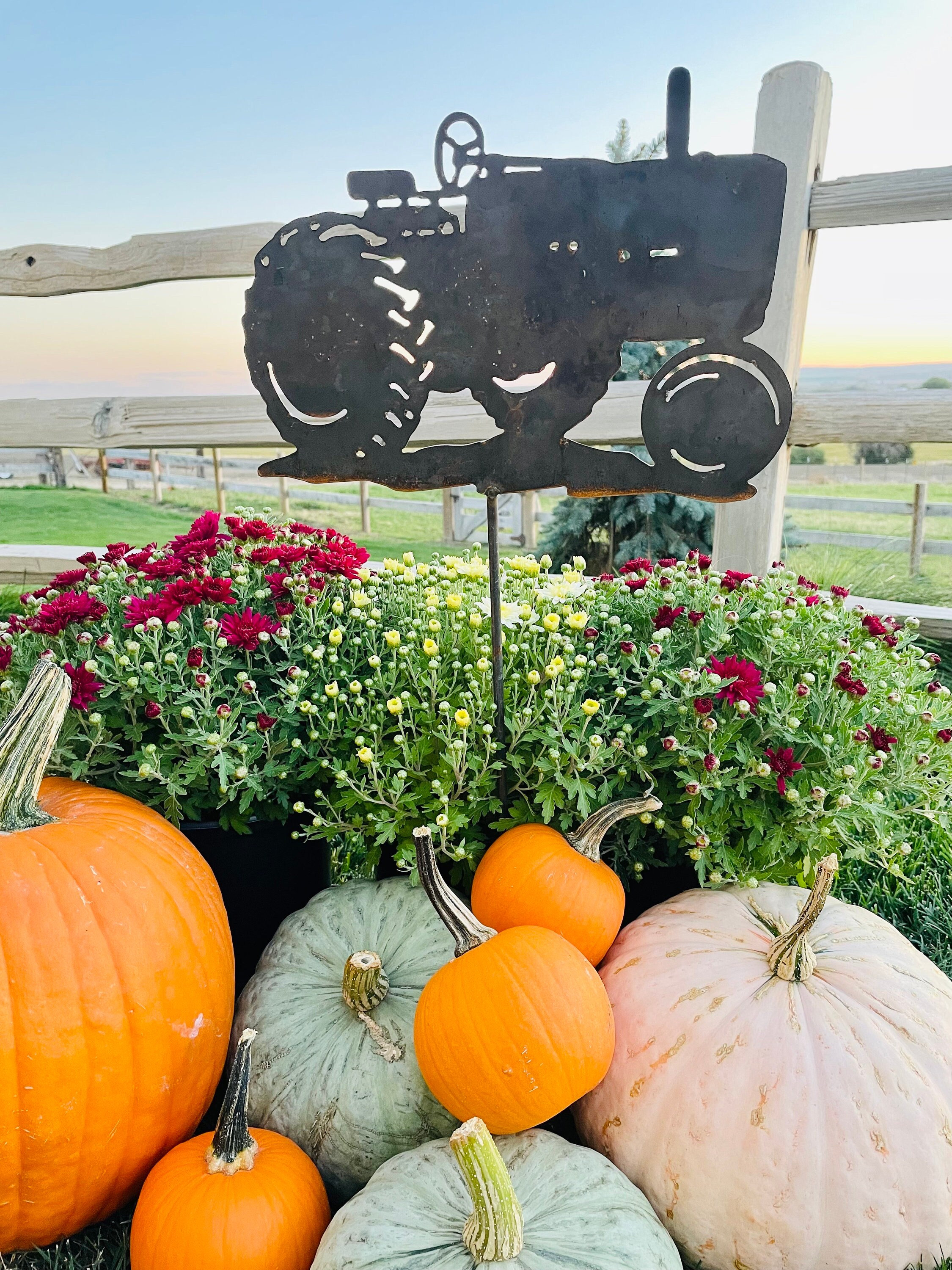 Tractor Stake - Etsy