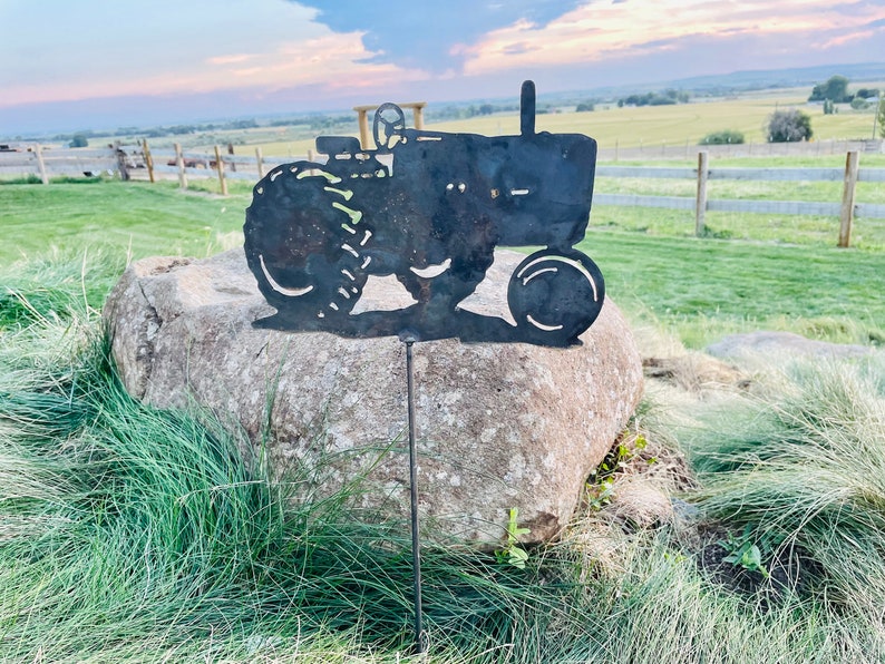 Tractor Stake - Etsy