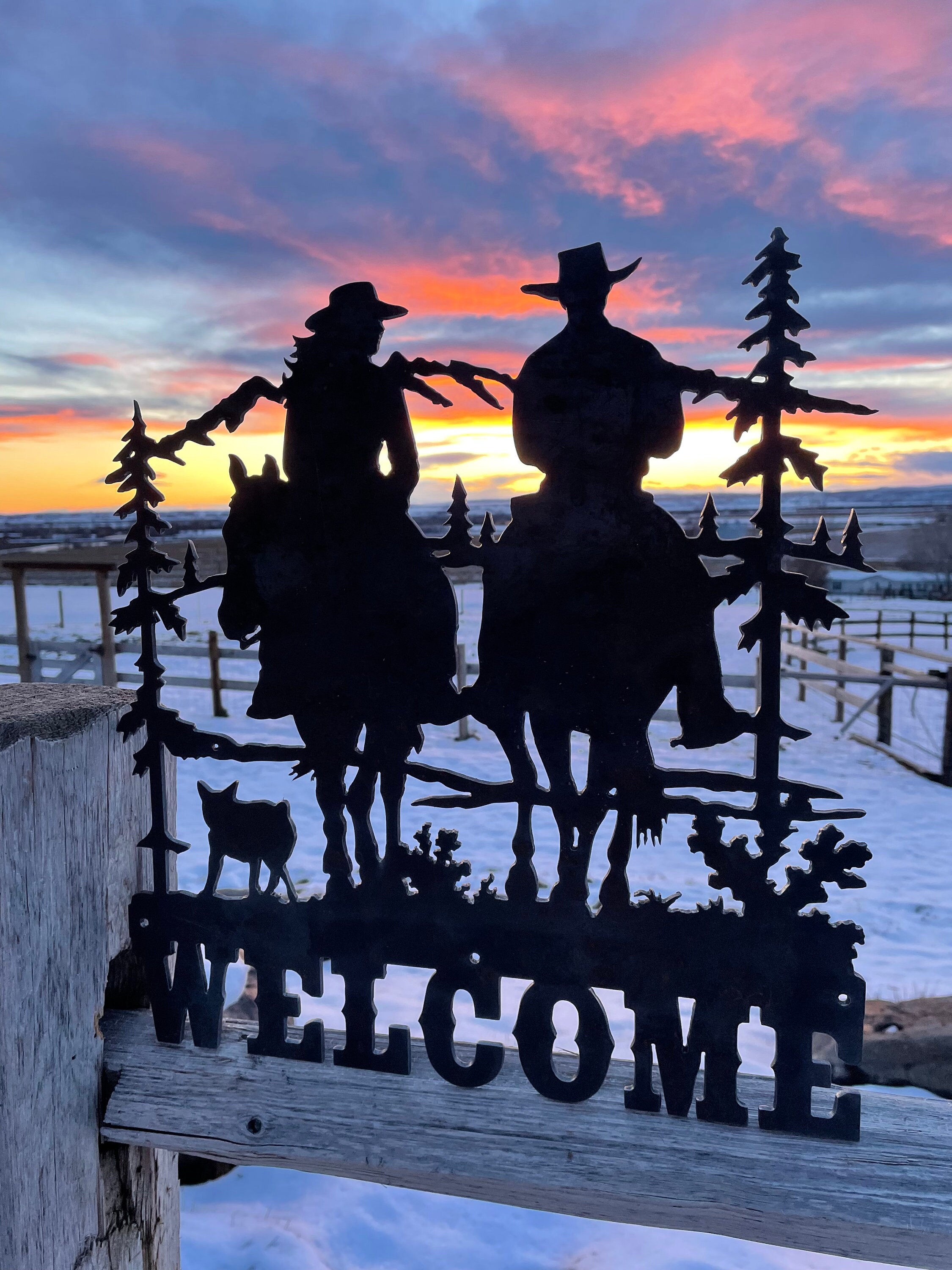 Cowboy/cowgirl Welcome - Etsy