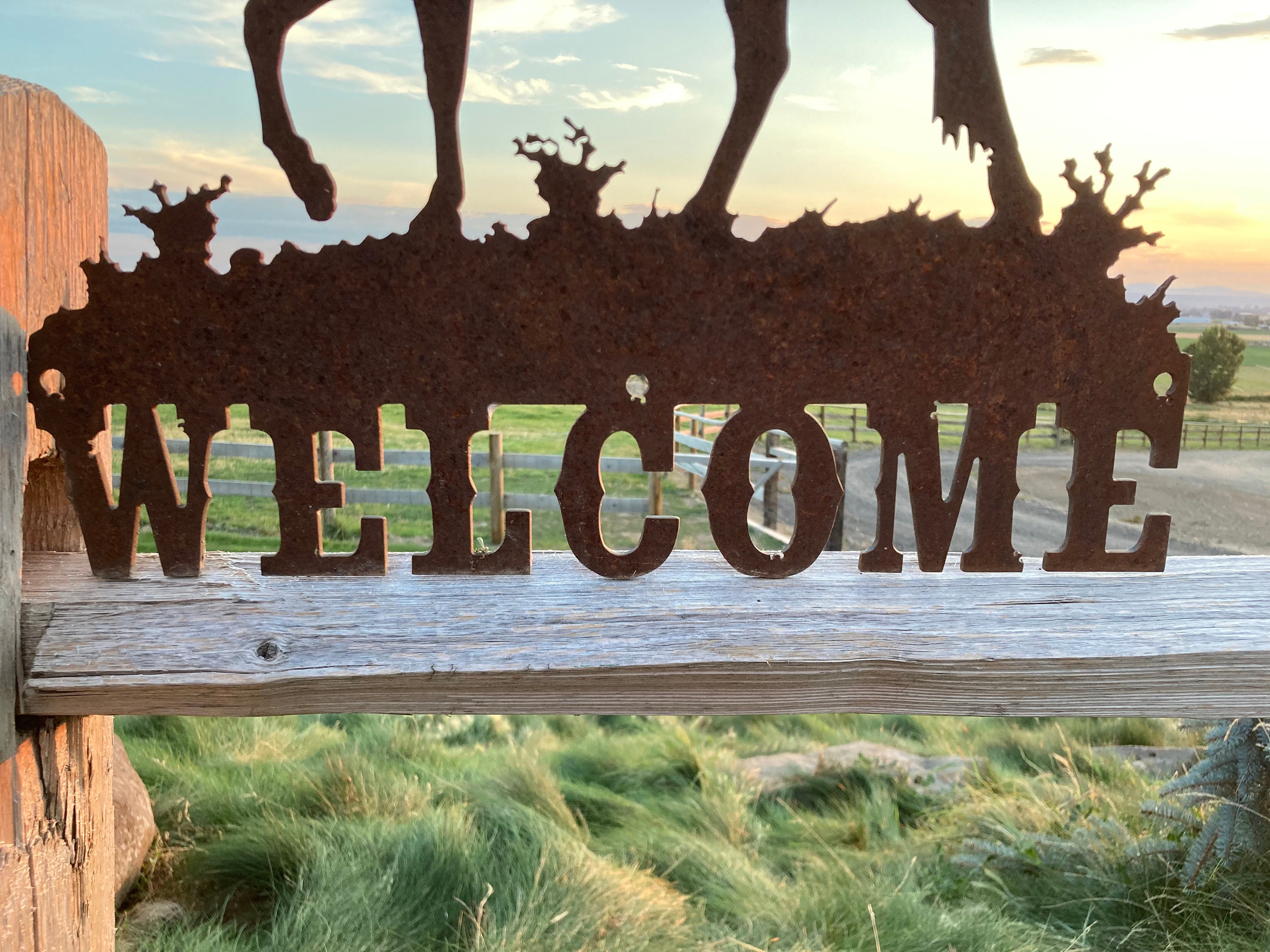 Cowboy Welcome Sign - Etsy