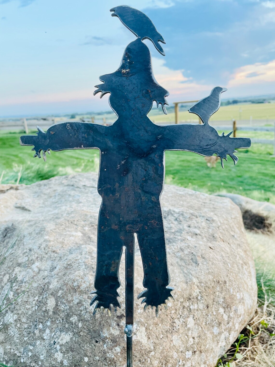 Scarecrow Stake - Etsy