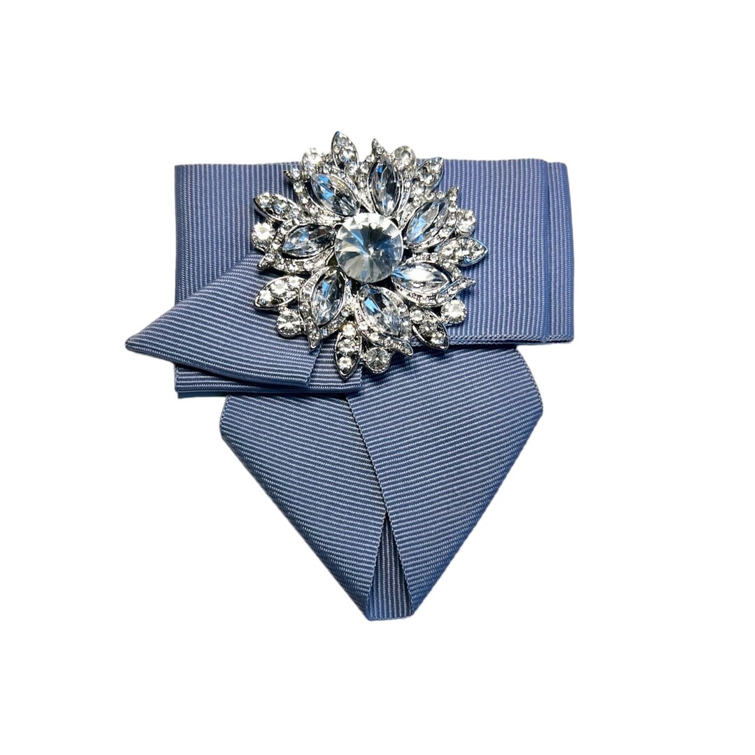 Blue Bow Brooch Women's Jewelry Accessory Blue Bow Brooch - Etsy