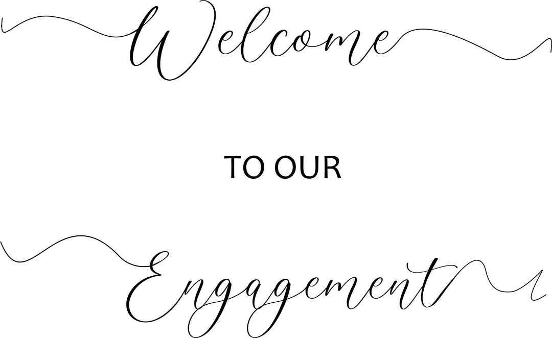 Welcome to Our Engagement Digital File - Etsy