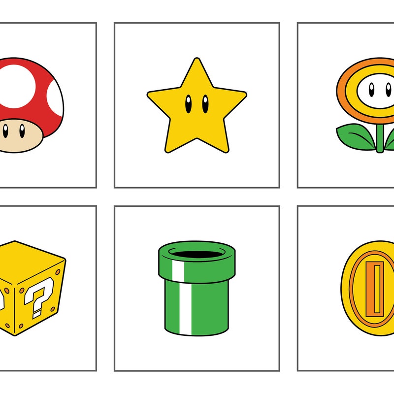 Mario Question Blocks - Etsy