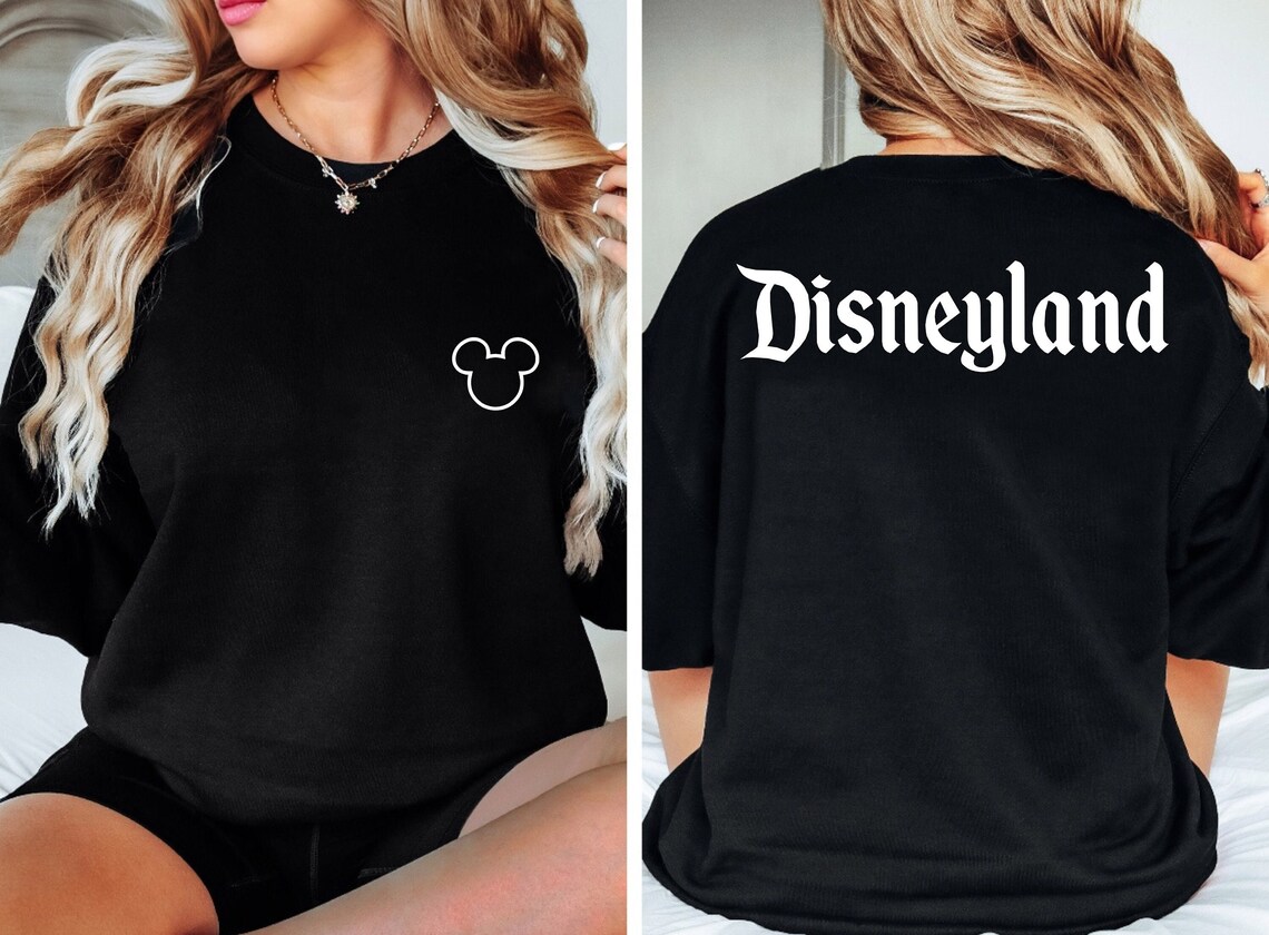 Disney Crewneck Disneyland Clothes Oversized Disney Shirt - Etsy