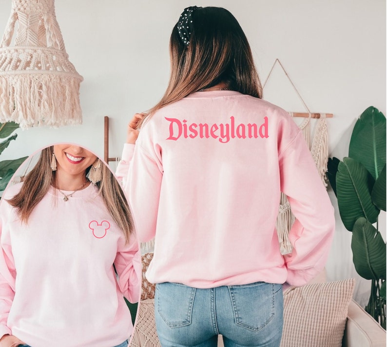 Disney Crewneck, Disneyland Clothes, Oversized Disney Shirt, Sweater ...